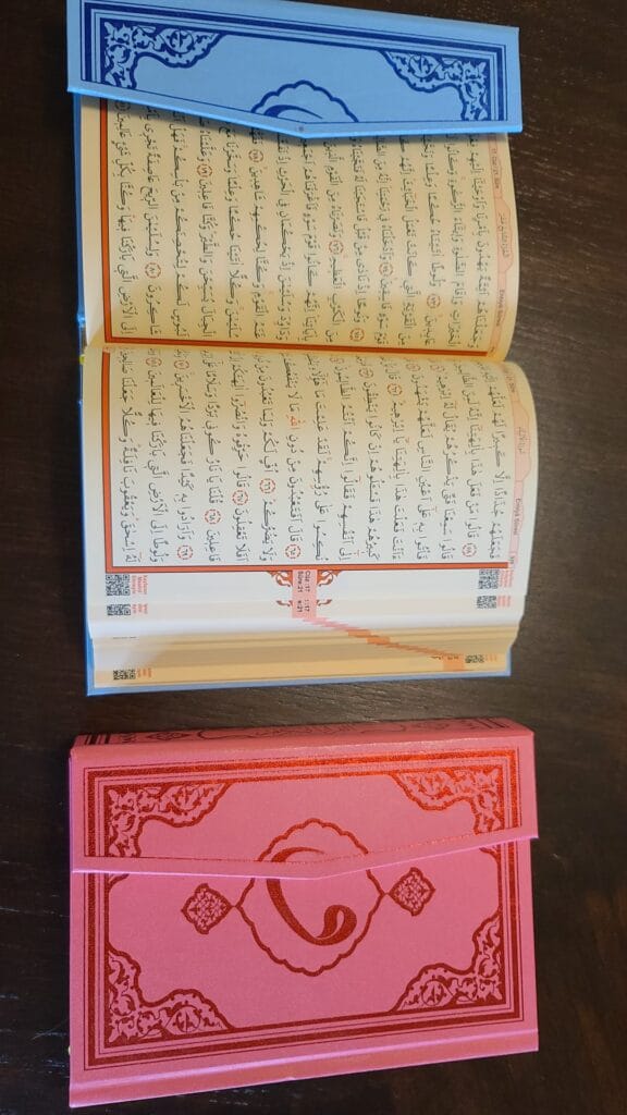 Pink and Blue Quran – Halal Products Canada